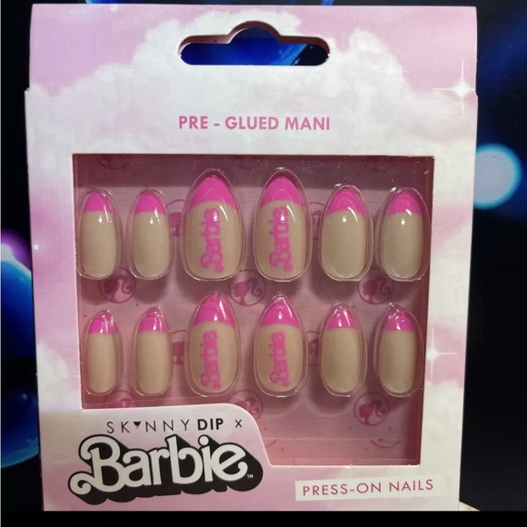 Skinnydip | Makeup | Skinny Dip X Barbie Pre Glue Mani Press On Nails ...